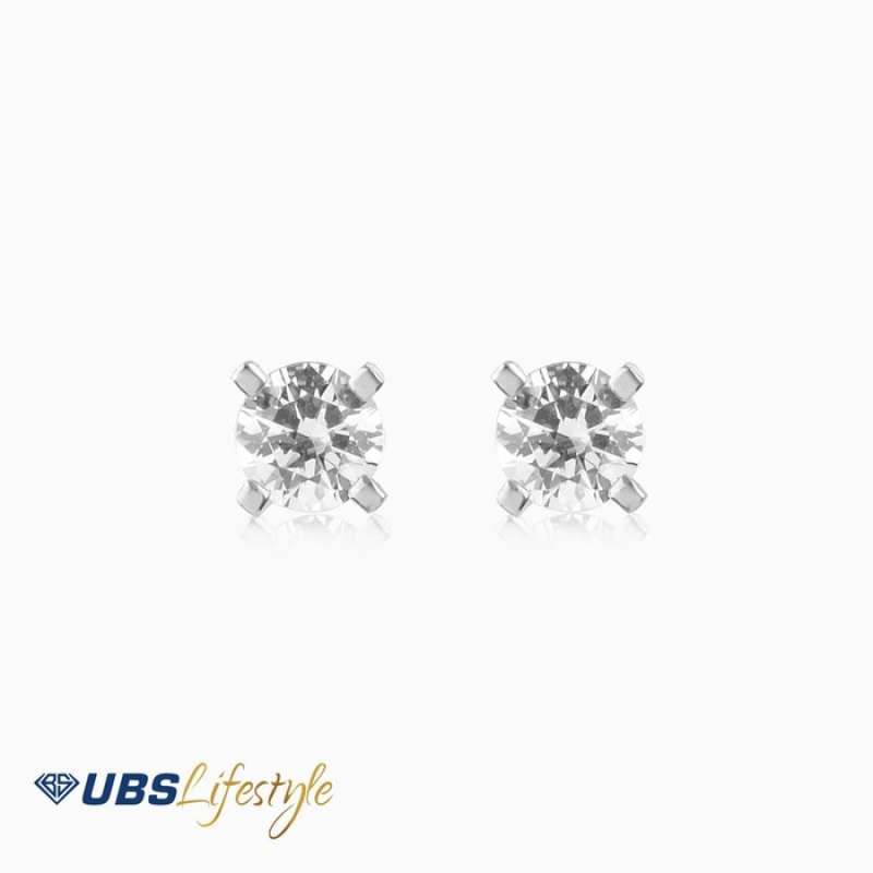 Promo Anting Emas Ubs Le Solitaire - Model Ewd0081 - 18 Karat - White ...