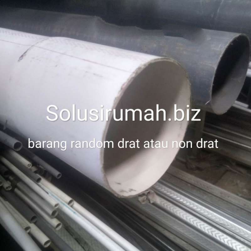 Jual PARALON PIPA AIR PVC 4 D 1M PUTIH 1METER LEDENG PLASTIK 1 M ...