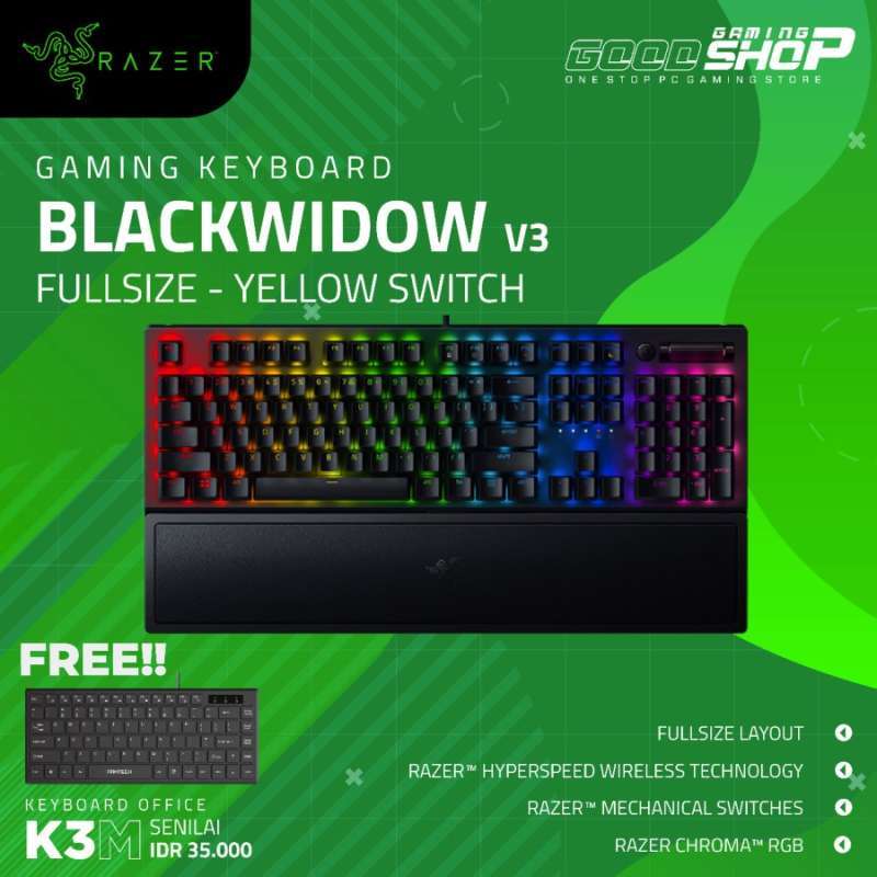 Jual Razer Blackwidow V3 Mechanical - Gaming Keyboard di Seller GOOD ...
