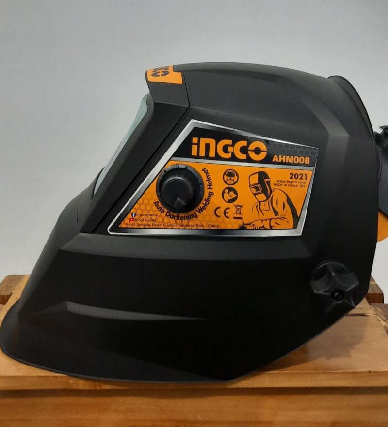 Jual Helm Topeng Kedok Las Otomatis Welding Auto Dark Full Ingco Ahm008 ...