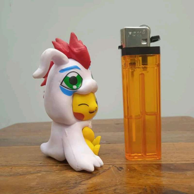 Jual Mainan Static Figure Pokemon Pikachu As Gomamon Pokemon Digimon ...