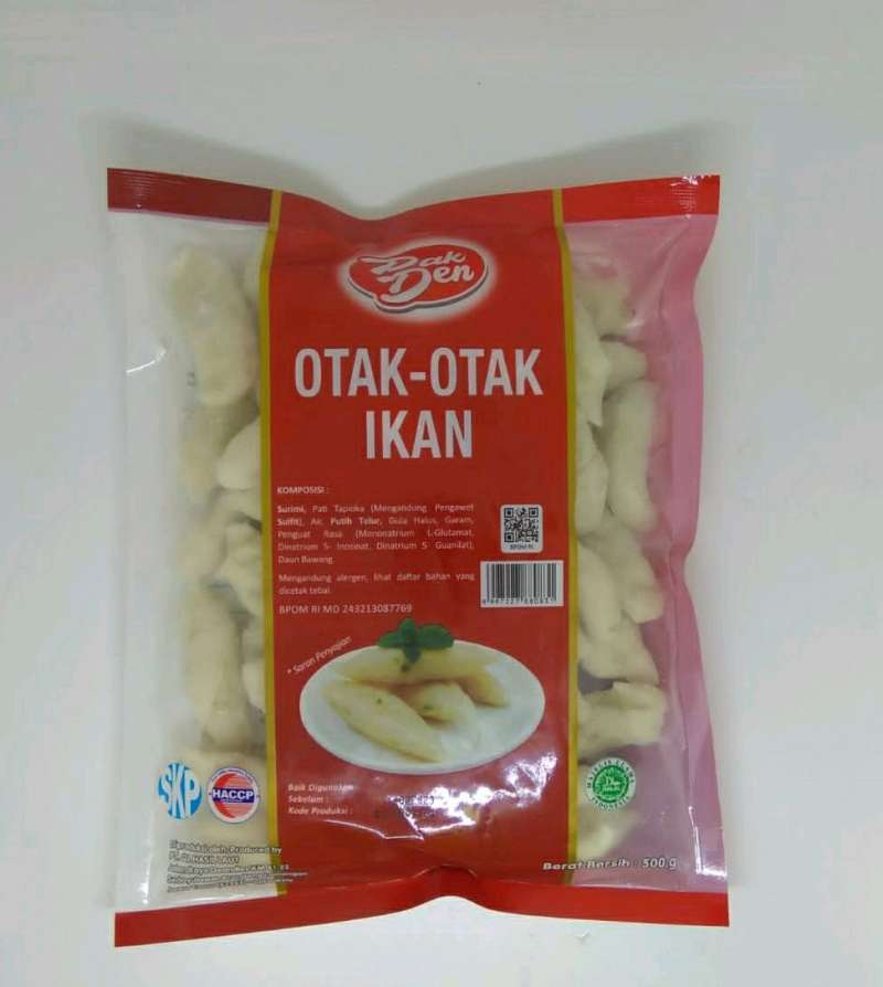 Jual Pak Den Otak Otak Ikan 500 gr di Seller Frozty Frozen Food ...