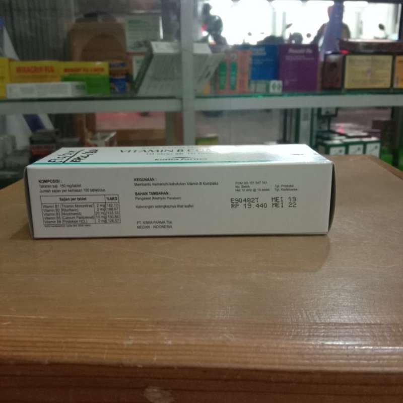 Jual Vitamin B complex harga -box di Seller TiaraShop - Wanasari, Kab ...