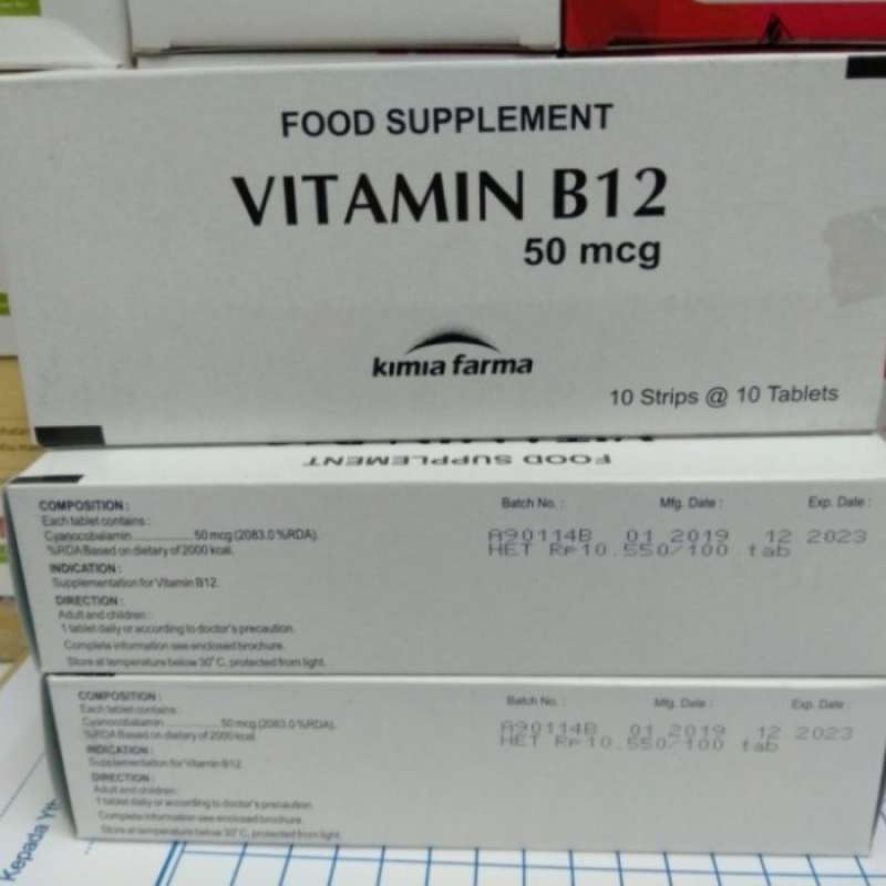 Jual vitamin b12 tablet di Seller TiaraShop - Wanasari, Kab. Bekasi ...