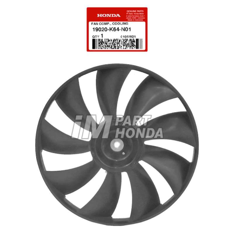 Jual AHM 19020-K64-N01 Fan Comp Cooling Kipas Pendingin Radiator CBR ...