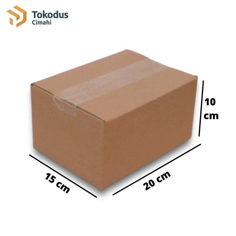 Jual Dus Karton Packing Polos 20 x 15 x10cm Tebal 3mm - Tokodus di ...