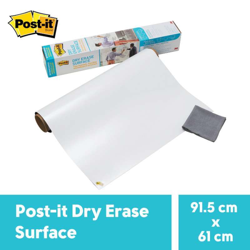 Jual Papan Tulis Post-it Dry Erase Surface DEF 3x2 Whiteboard Lembaran ...