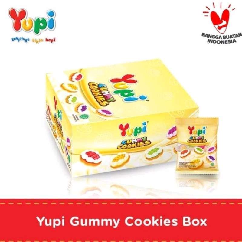 Jual permen yupi gummy cookies/box 24pcs di Seller A-Y store - Kebon ...