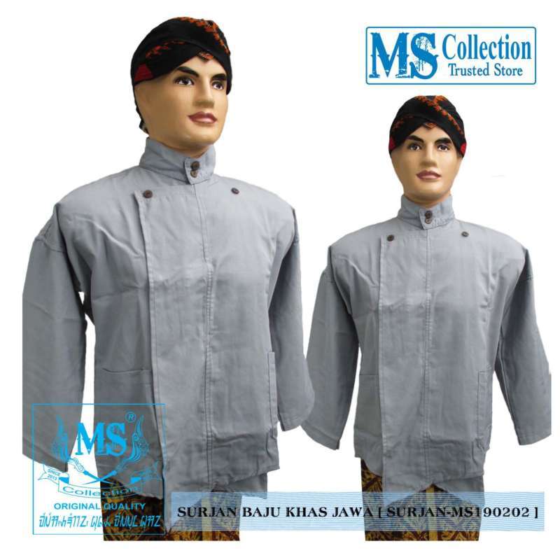 Jual Baju Surjan adat Jawa Abu di Seller MSCollection - Karang Asem Barat, Kab. Bogor | Blibli