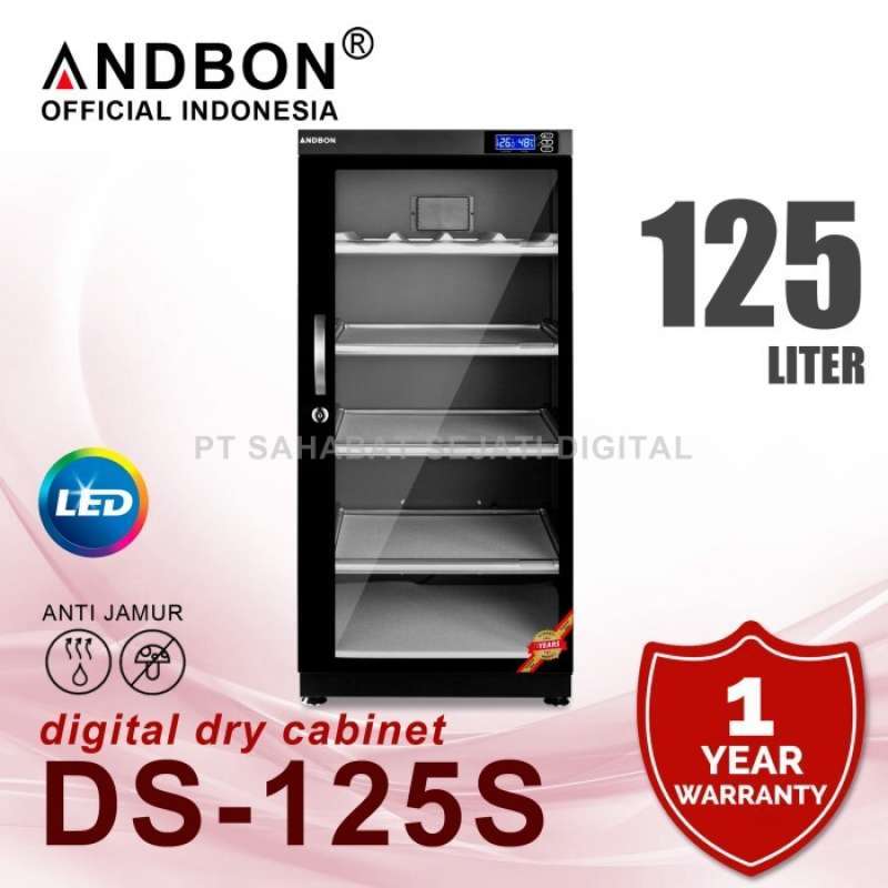 Jual Dry Box Dry Cabinet ANDBON DS-125S Digital Drybox Drycabinet 125 ...