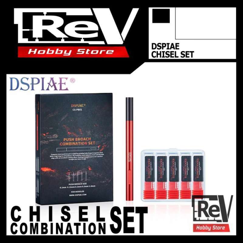 Jual Dspiae Chisel Push Broach Set Cs-pb01 Di Seller Revhobbystore ...
