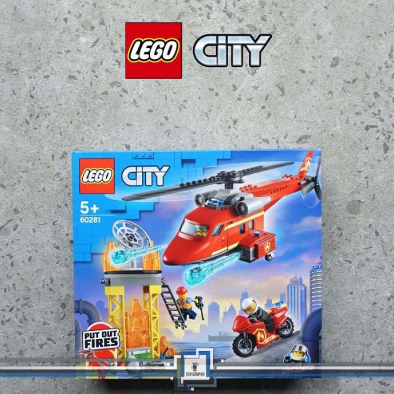 Jual LEGO City 60281 Fire Rescue Helicopter di Seller Toysgraphy ...