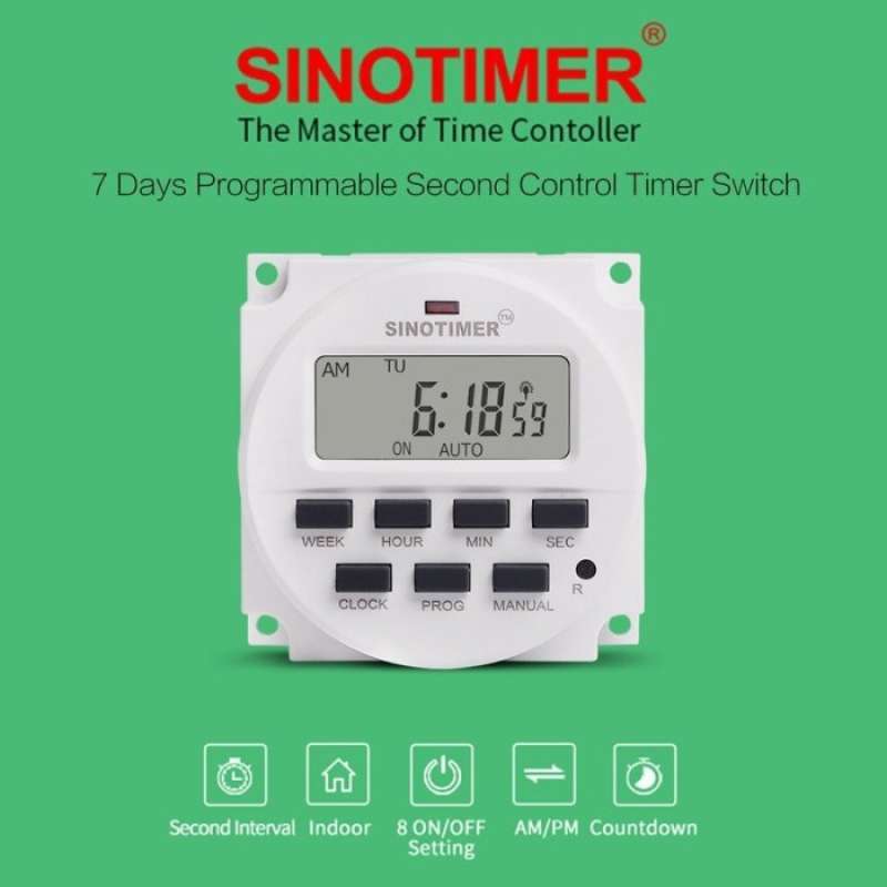 Jual SINOTIMER 220V Weekly 7 Days Digital Programmable Timer di Seller ... Jual SINOTIMER 220V Weekly 7 Days Digital Programmable Timer di Seller ...