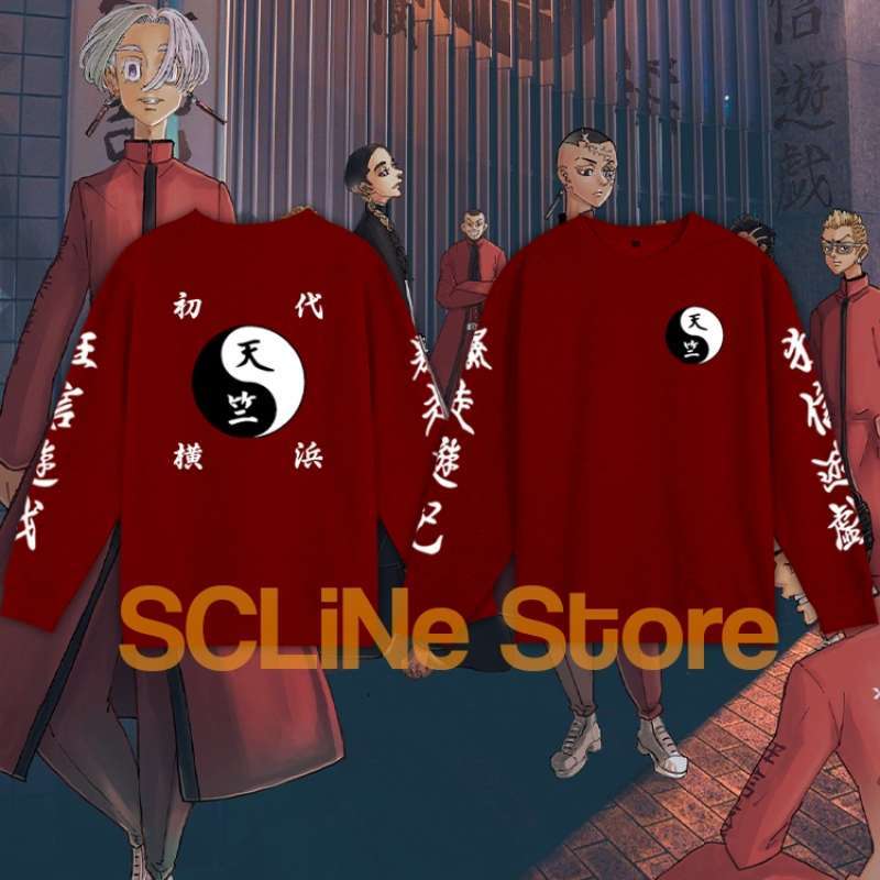 Promo JAKET SWEATER ANAK GANG TENJIKU ANIME TOKYO REVENGERS MIKEY LOGO ...