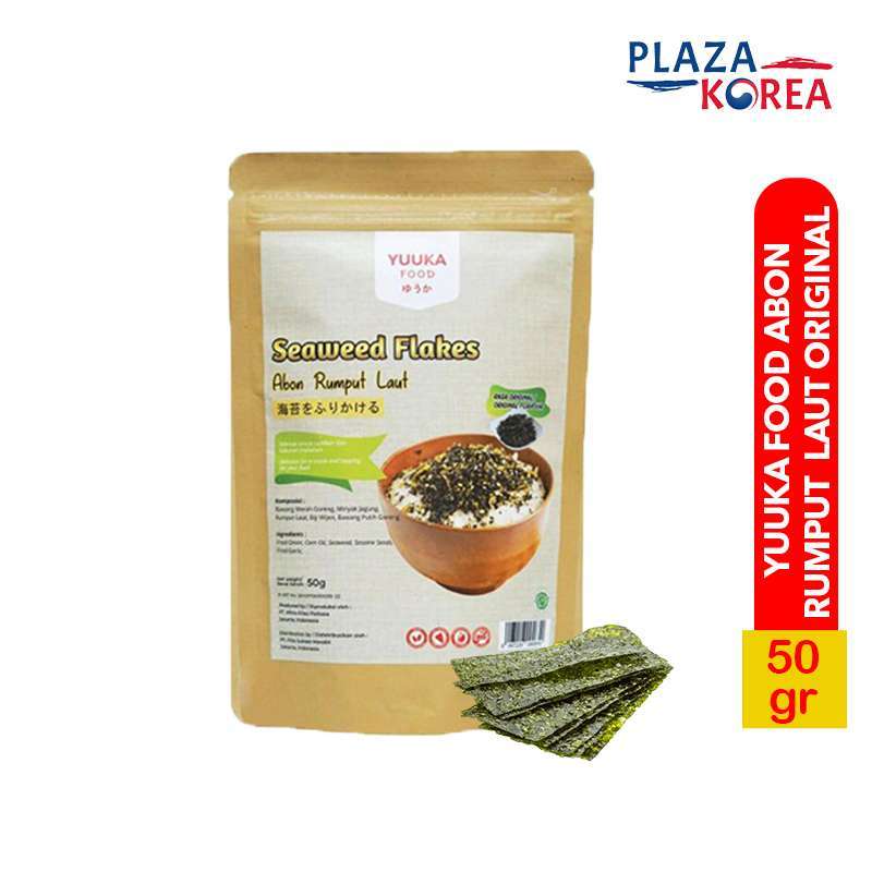 Jual YUUKA FOOD SEAWEED FLAKES 50 GRAM (ORIGINAL) - ABON TABUR RUMPUT ...
