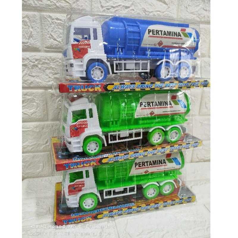 Jual Mainan Truck Pertamina Ukuran Besar Plastik St 2090 Di Seller ...