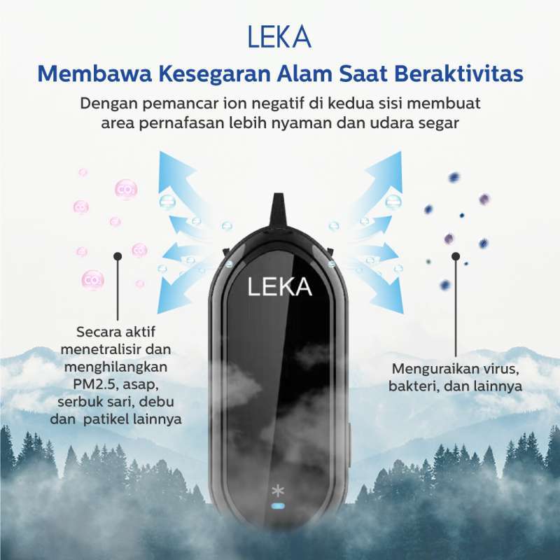 Promo LEKA AP7212 - Mini Necklace Kalung Pembunuh Bakteri Jamur Virus ...