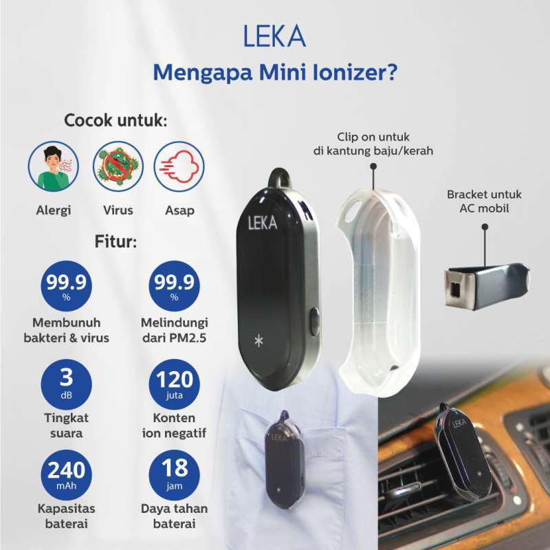 Promo Leka Ap7212 - Mini Necklace Kalung Pembunuh Bakteri jamur virus ...