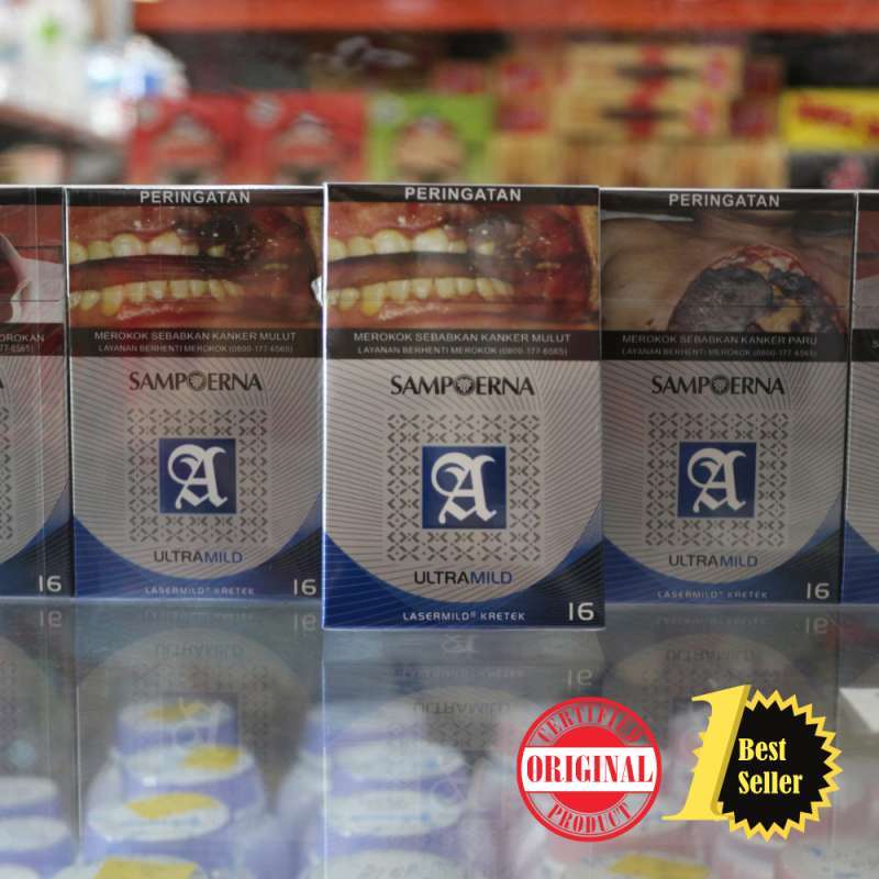 Jual Sampoerna Ultramild 16 / Rokok Sampoerna Ultra Mild isi 16 batang ...