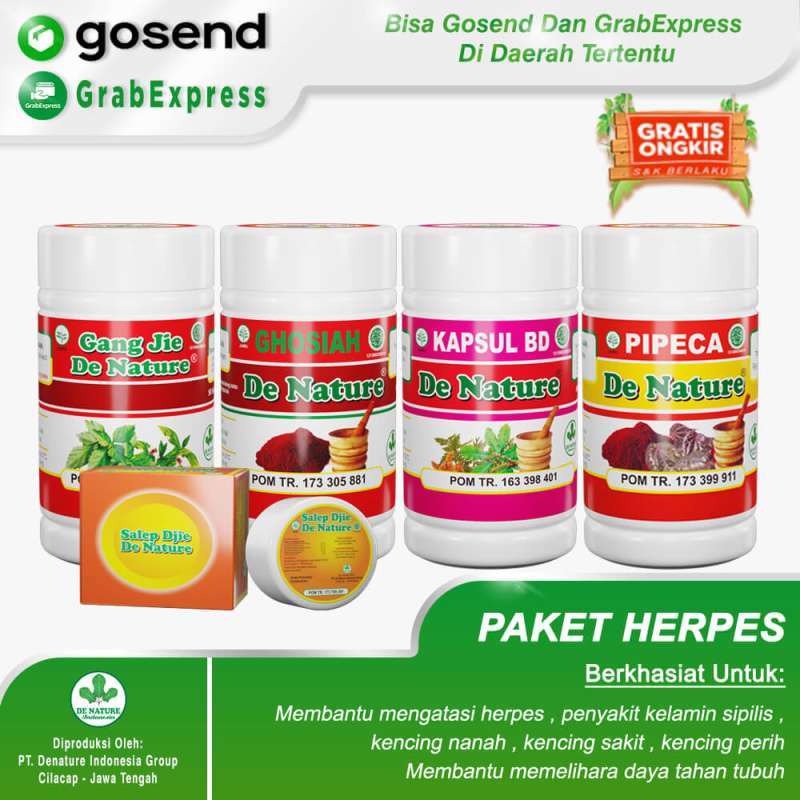 Jual Produk 100%ASLI De Nature Indonesia Obat Herpes Gatal Gatal Herpes ...