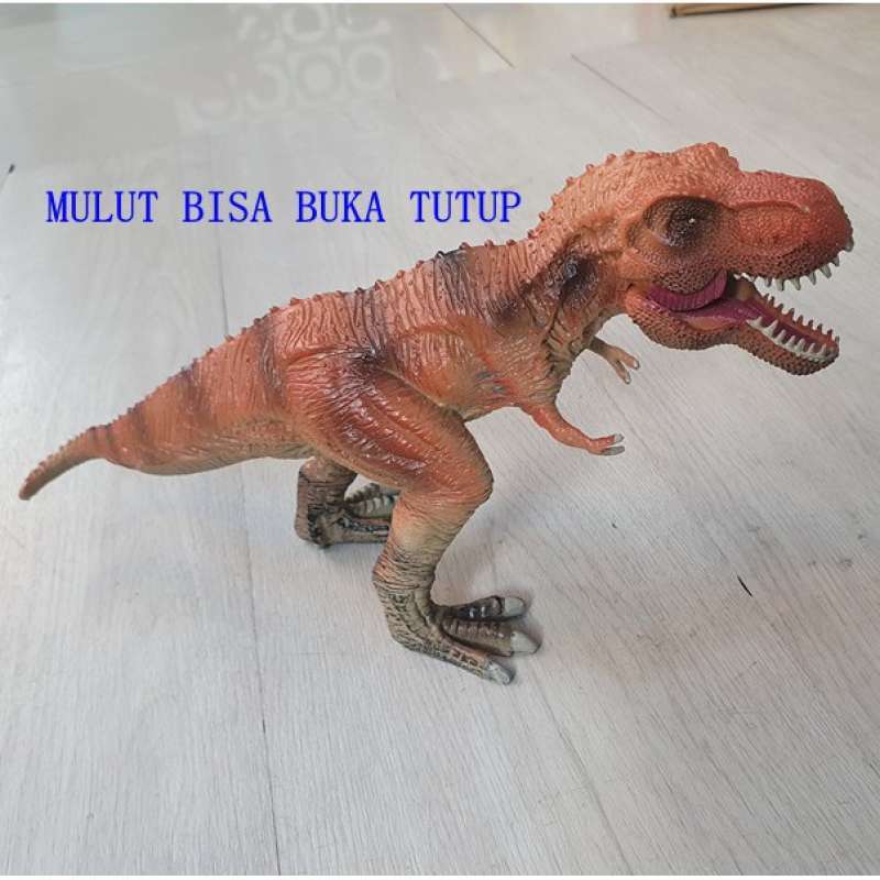 Jual OEM MAINAN DINOSAURUS TYREX PURBA RAHANG MULUT BISA BUKA TUTUP di ...