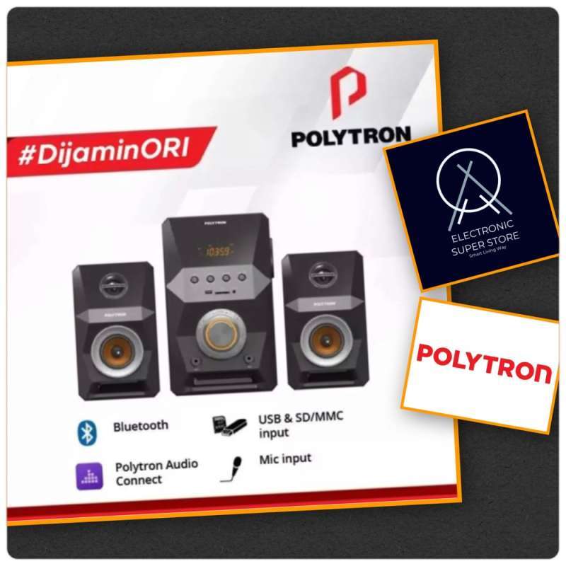 Jual Speaker Aktif Polytron Bluetooth Microphone Original, Murah ...