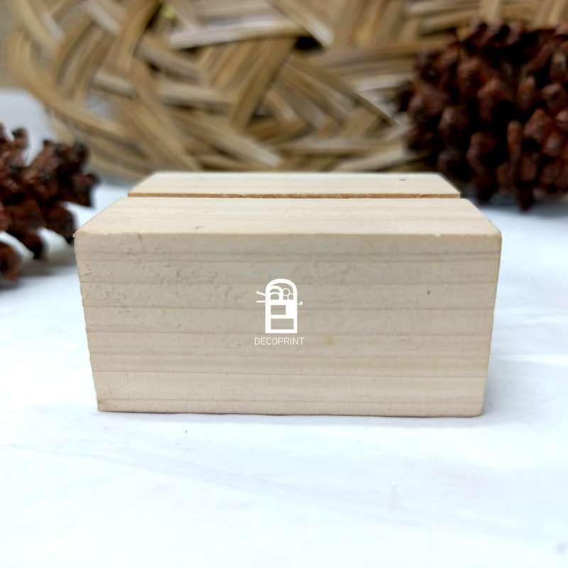 Jual Stand Akrilik Kayu 5cm Dudukan Akrilik Stand Kayu Jati Belanda ...