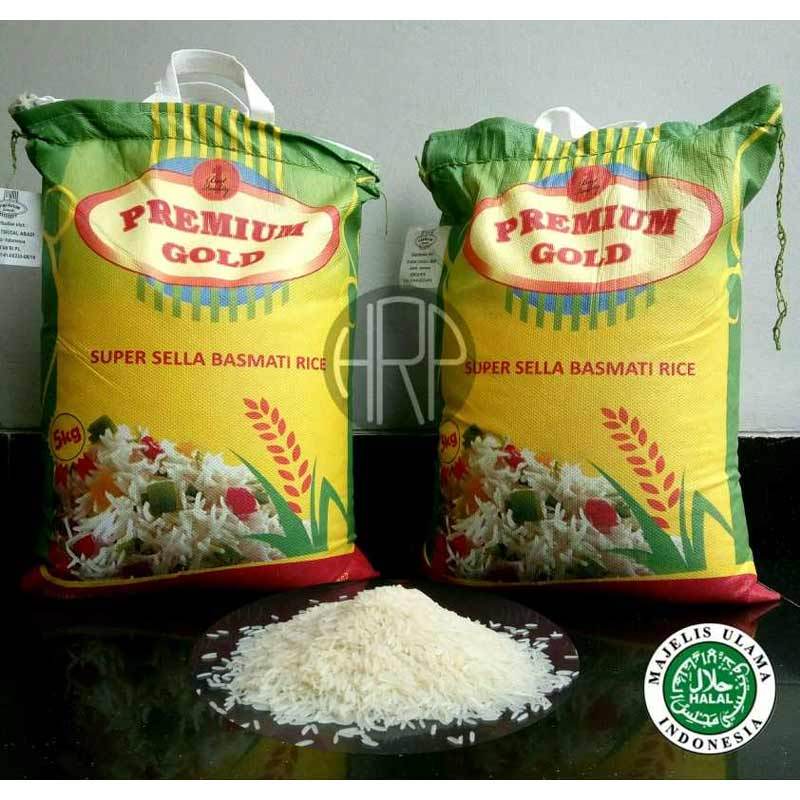 Promo Beras Basmati Premium Gold 5kg EXTRA LONG Diskon 7% di Seller ...