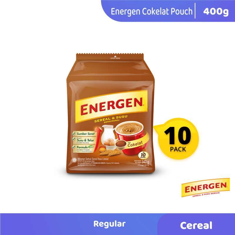 Promo Energen Cokelat Pouch @34 gr Diskon 9% di Seller Mayora Official ...