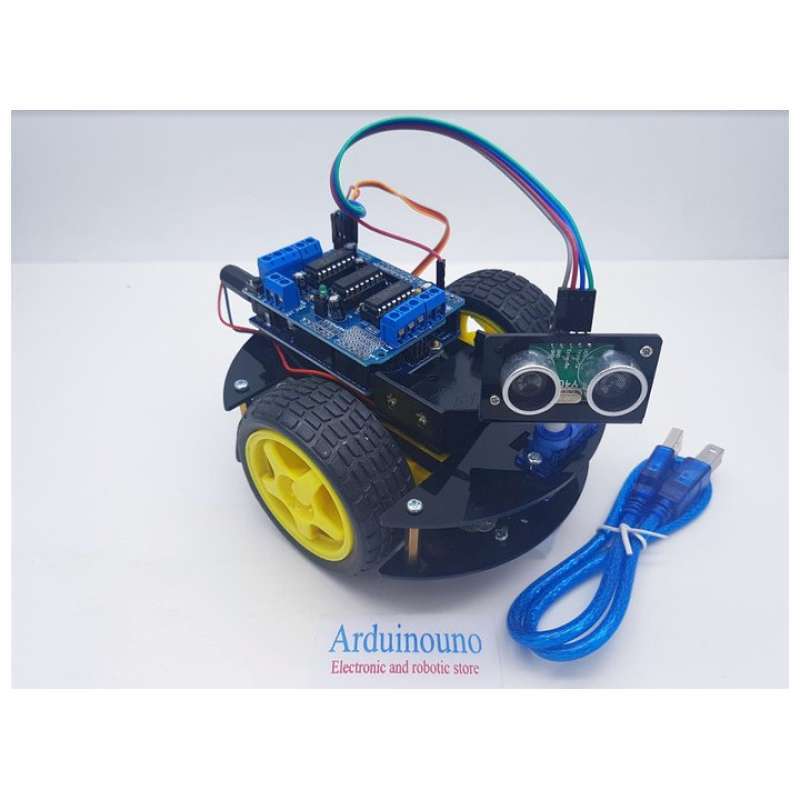 Jual Jual Smart Robot Arduino Avoider Penghindar Halangan With Us-100 ...