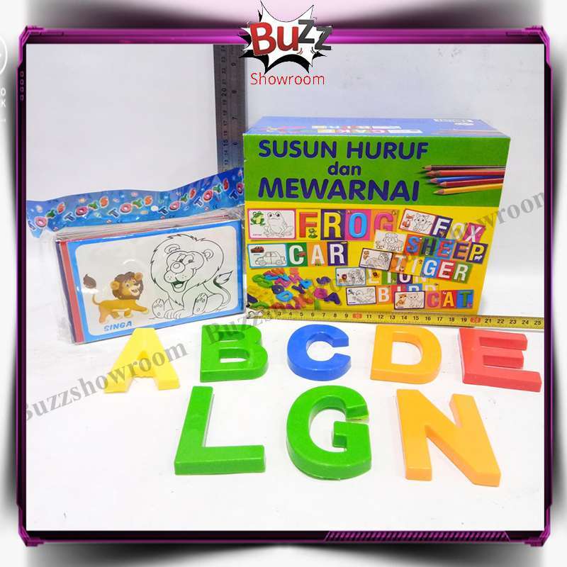 Jual Spelling Words Game Mainan Susun Huruf Edukasi Anak Early Learning ...