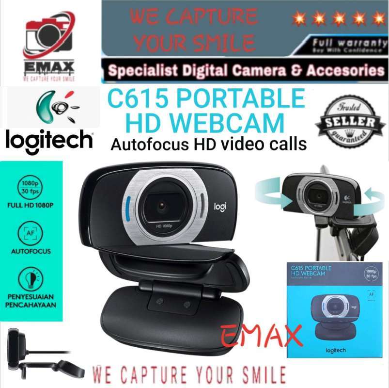 Jual Logitech C615 Full HD 1080p Webcam with Autofocus Widescreen ...