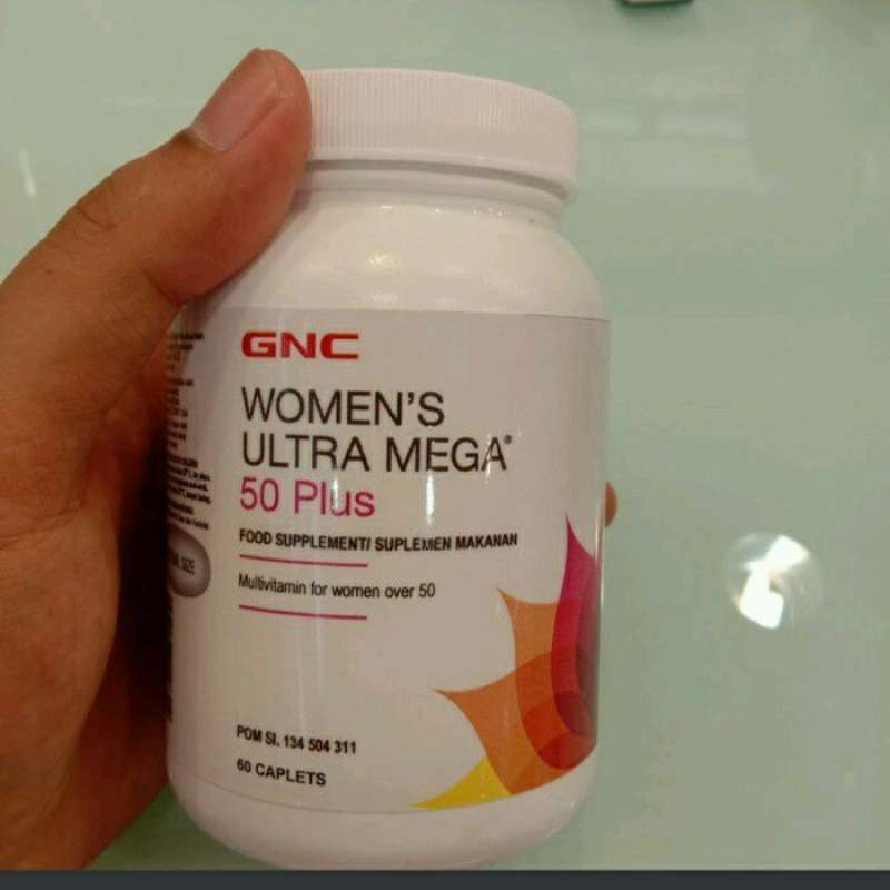 Jual GNC ULTRA MEGA WOMEN'S 50 PLUS SUPLEMEN MULTIVITAMIN KESEHATAN ...