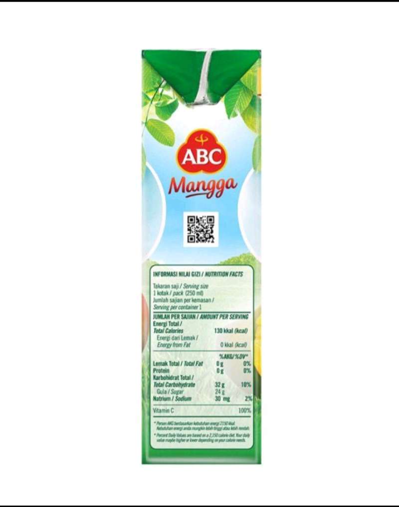 Jual Abc Juice Mangga 250ml/24pcs/karton Di Seller Smart Gadget - Smart ...
