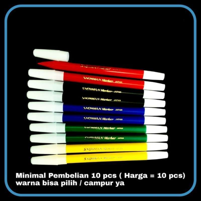 Jual SOS Spidol Snowman Kecil 1 Warna / Spidol Warna / Spidol Kecil(10 ... Jual SOS Spidol Snowman Kecil 1 Warna / Spidol Warna / Spidol Kecil(10 ...