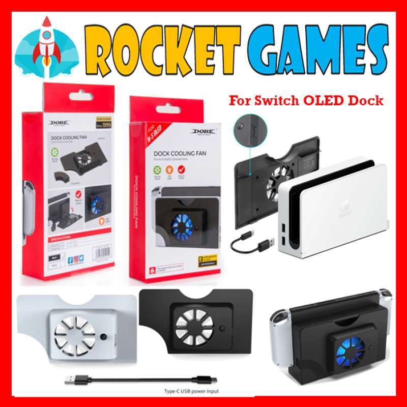 Jual Rocket Games - Dobe Dock Cooling Fan Nintendo Switch Oled Tns-1136 ...