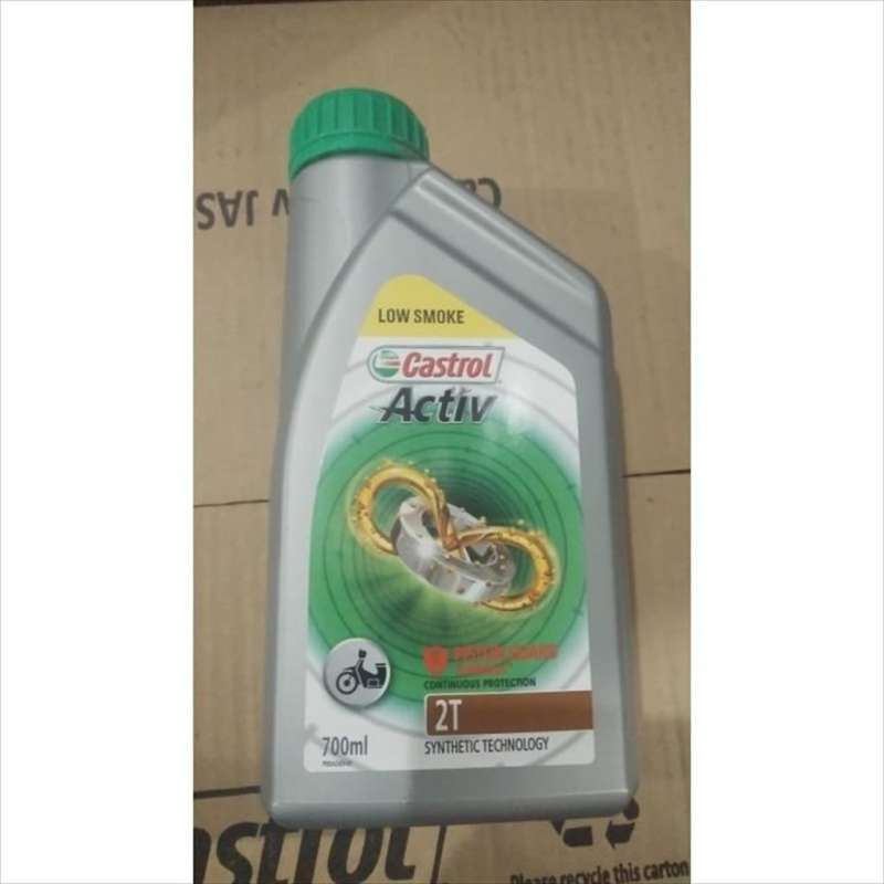 Jual Oli Samping Mesin Motor Castrol Activ 2T Low Smoke Jaso FC 700 ml ...