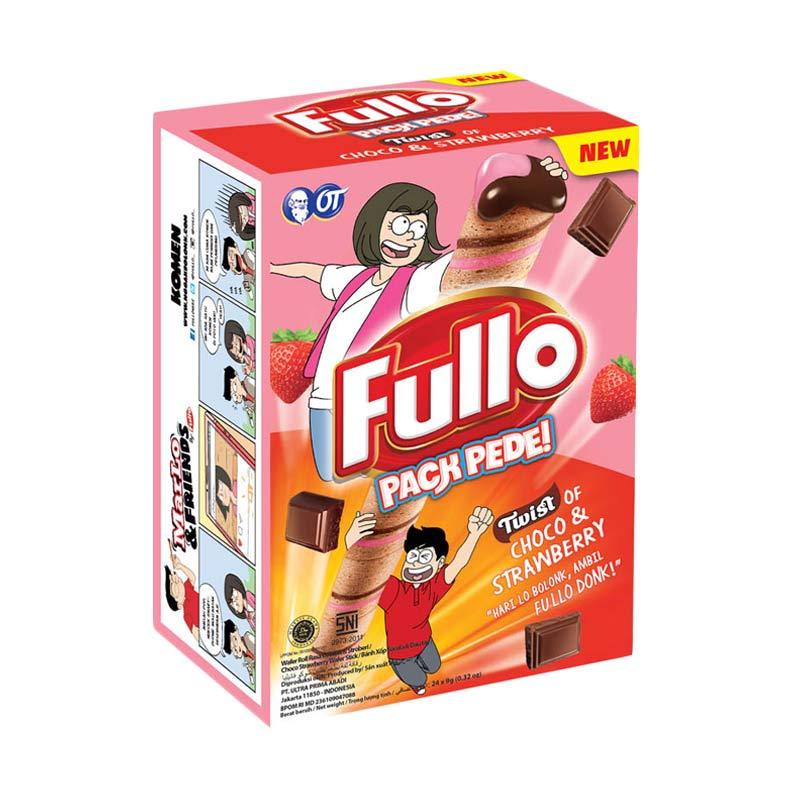 Jual FULLO Choco Strawberry Wafer 8gr [1 Box isi 24pcs] di Seller OT ...