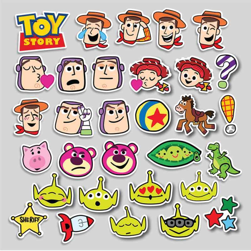 Promo STICKER PACK TOYS STORY | STICKER TUMBLER | STIKER LAPTOP KOPER ...