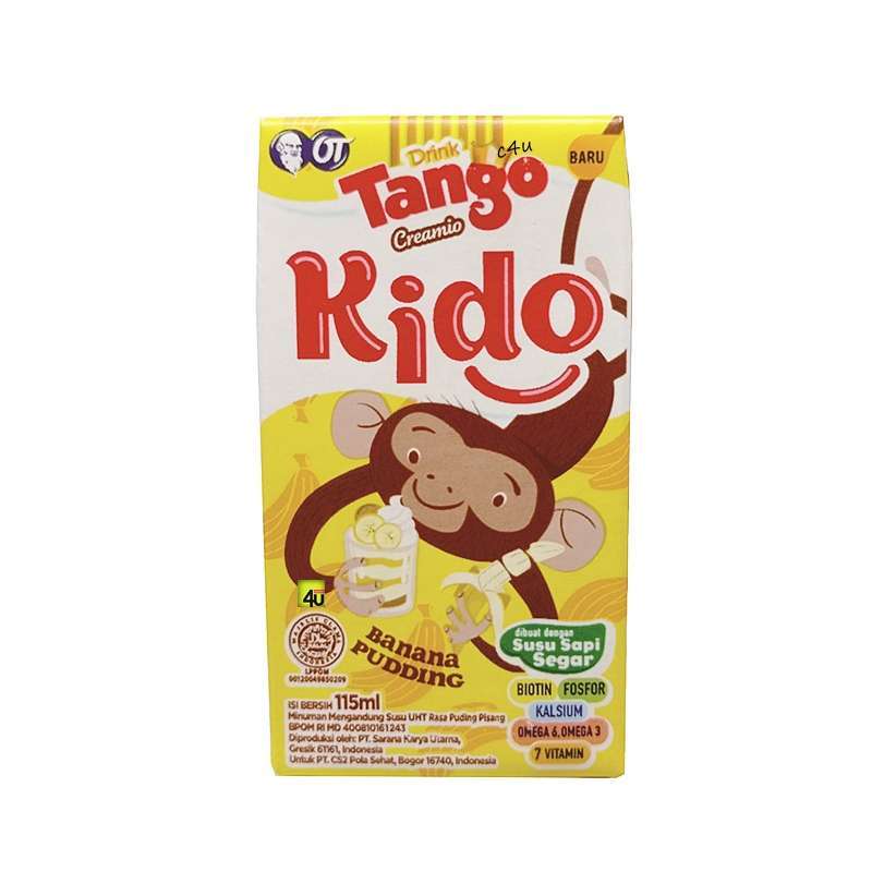 Jual Tango Kido - Susu Uht Rasa Banana Pudding - 115ml Rtd Kotak Di ...
