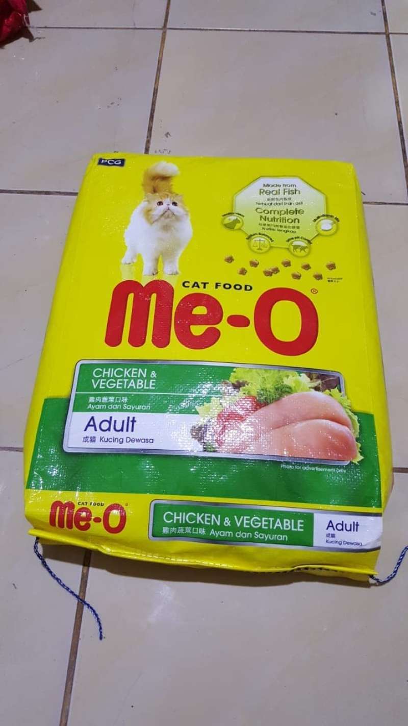 Jual Meo Chicken & Vege 7 kg - Makanan Kering Kucing di Seller ...