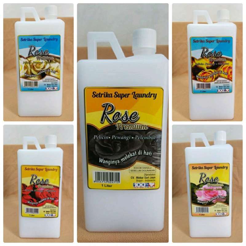 Promo Pewangi Pakaian Rose Premium Laundry Botol 1 liter Diskon 7% di ...