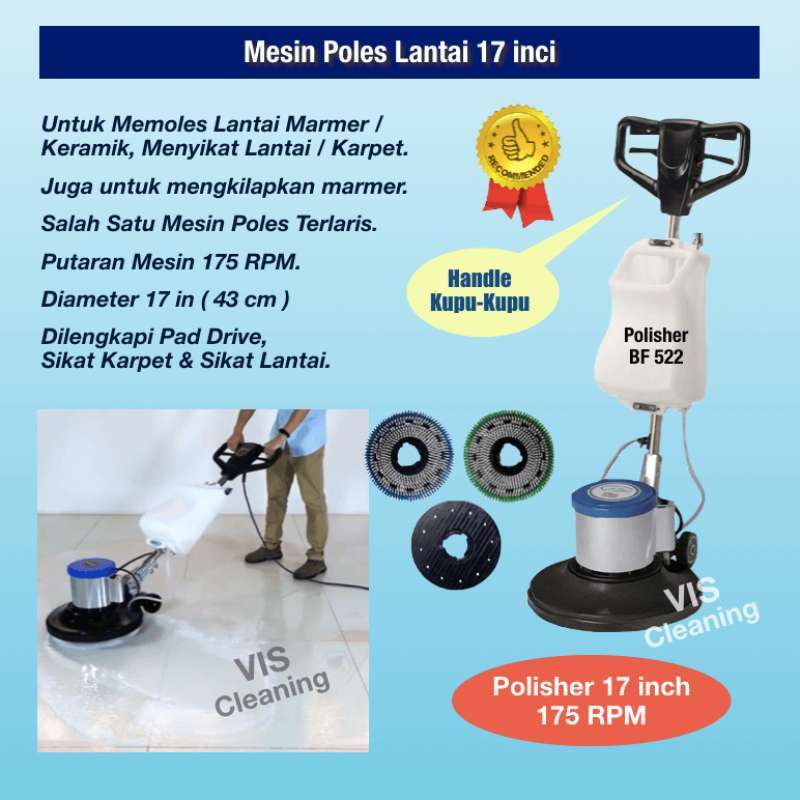 Jual Polisher Bf522 175 Rpm ( Mesin Polisher Lantai Multi Fungsi ) Di Seller Vis Cleaning - Vis ...