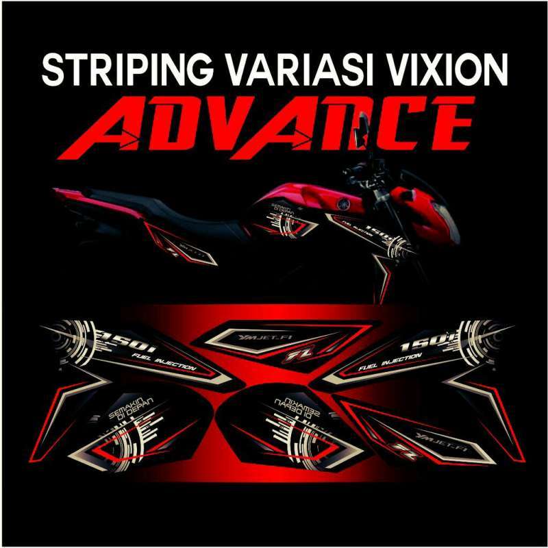 Jual Stiker Yamaha New Vixion Full Body Terbaru Dengan Harga Termurah ...