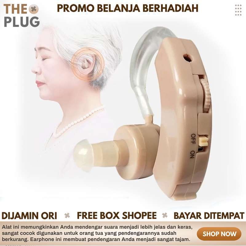 Jual TaffOMICRON Alat Bantu Dengar Pendengaran Telinga Tuli Orang Tua Hearing Aid Wireless Tanpa ...
