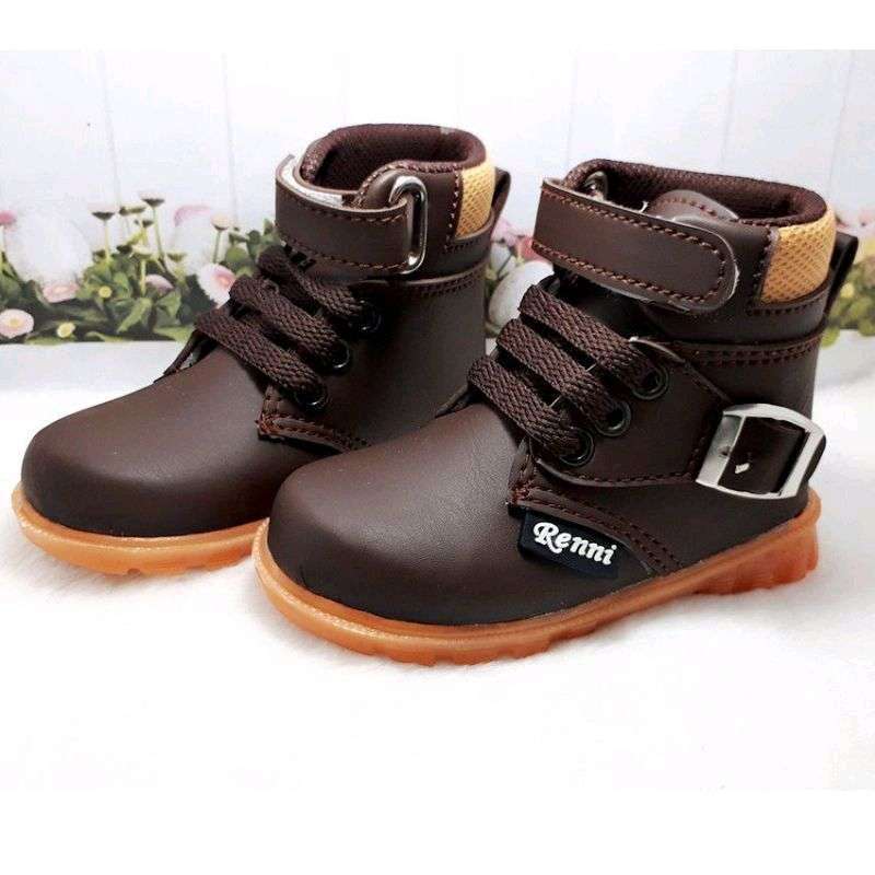 Promo sepatu boot anak anak - Cokelat 30 Diskon 45% di Seller Kids ...
