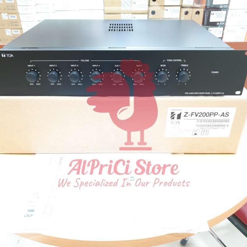 Jual PROMO TOA Z-FV200PP-AS ( Pre-amplifier mixer panel / mixer pre ...