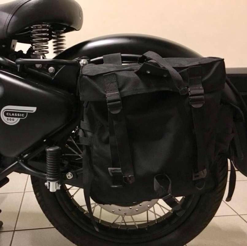 Jual tas Sidebag Motor Custom royal enfield estrella w175 bratstyle ...