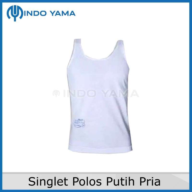 Jual Kaos Singlet Polos Putih Pria Baju Singlet Polos Size S M L Xl ...