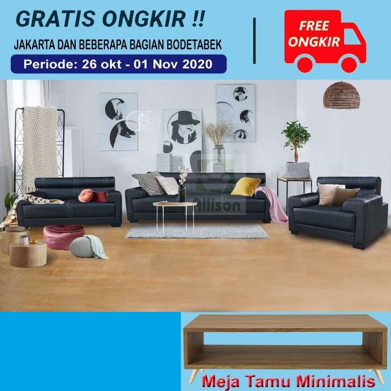 Promo Sofa 321 Seater Scandinavian atau Sofa Minimalis 321 Dudukan ...